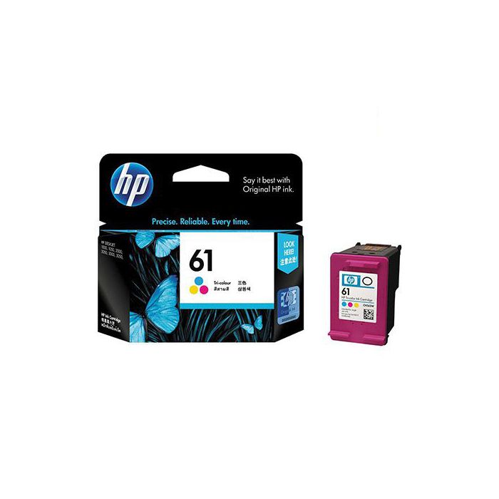HP 61 Tri Color Ink Cartridge CH562W