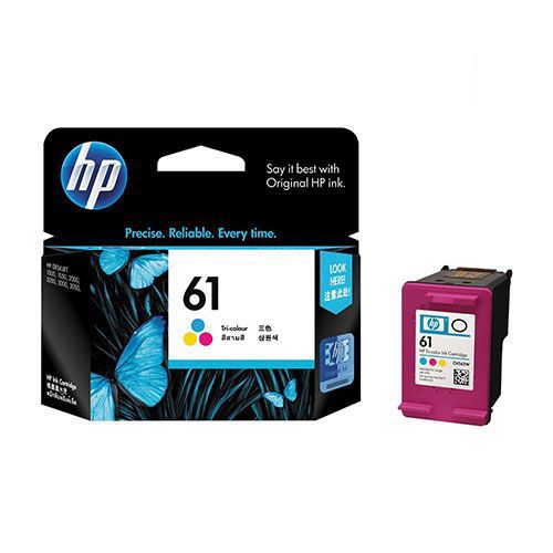 HP 61 Tri Color Ink Cartridge CH562W